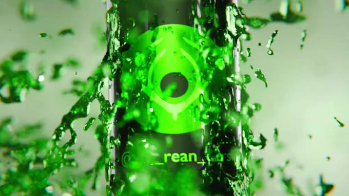 Do 3d beverage animation, 3d water simulation 3d can animation 3d soda ...