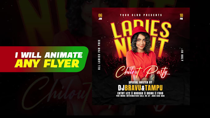 Create animated motion graphic flyer, social media ads by Imrankhanr31 ...