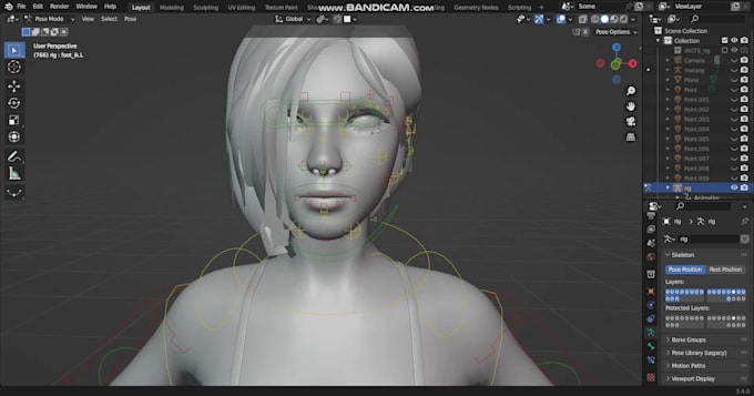 Do 3d Character Rigging 3d Character Modelling Facial Rigging For Any
