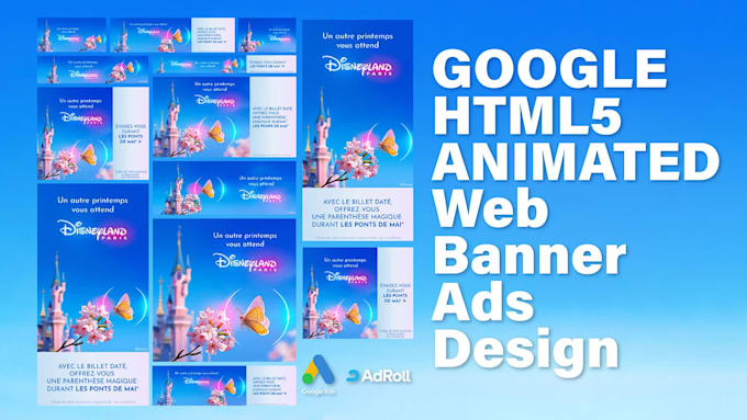 Design professional animated html5 banner ads by Thepeaksolution | Fiverr