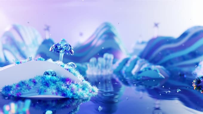 Do 4k 3d abstract animation motion graphics houdini 3d animated gif ...