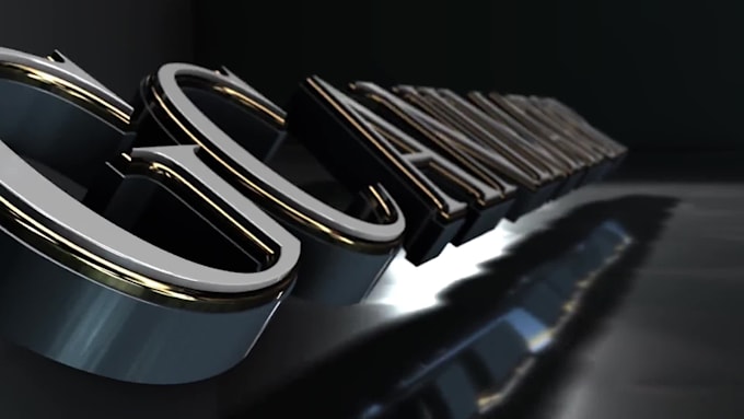 Create an animated 3d intro outro for youtube and 3d animated logo by Gc_animator | Fiverr