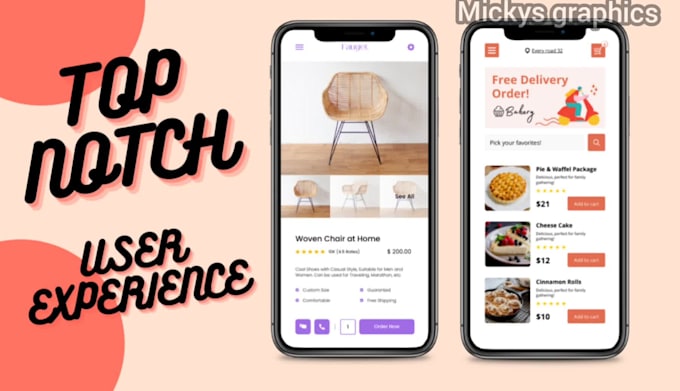 Do Mobile App Ui Ux Design Website Ui Design Prototype Wireframe In