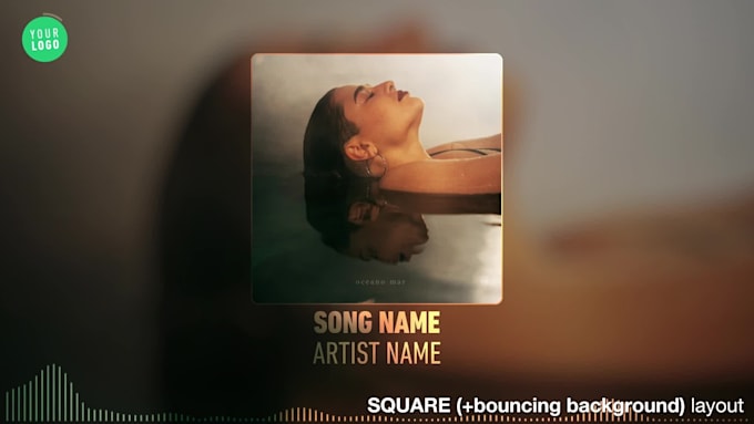 Make an elegant and stylish music video visualizer by Kareljkees | Fiverr