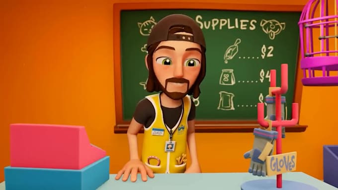 Do a unique 2d 3d animation kids video editing 3d cartoon animation by ...