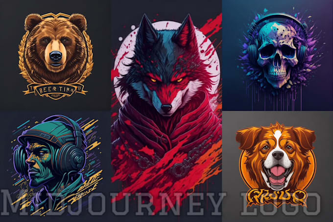 Creat best eye catchy midjourney logo by Lipusamantaray | Fiverr