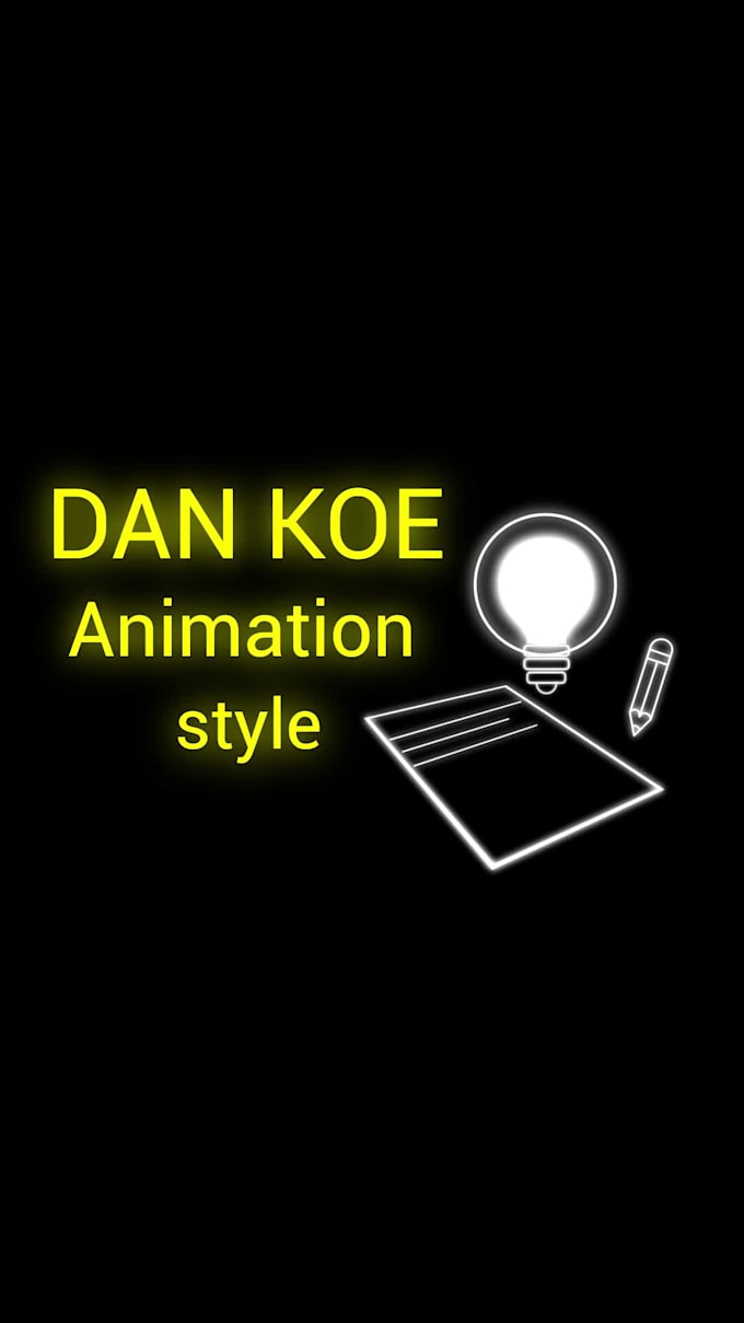 Make a minimalist dan koe animation style for instagram reel by Davoodadib | Fiverr