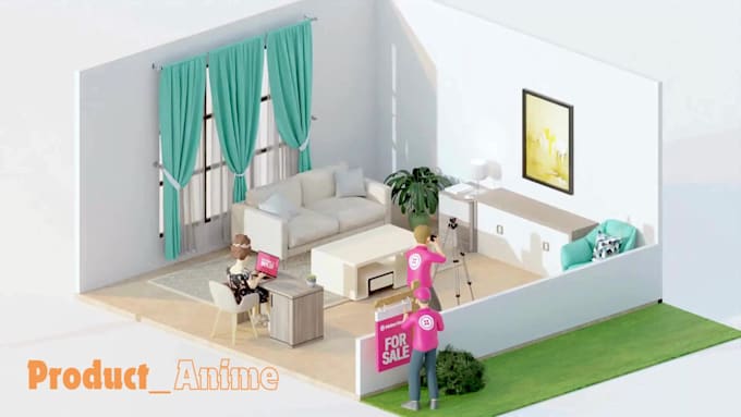 Do 3d isometric explainer animation motion graphics video animation by ...