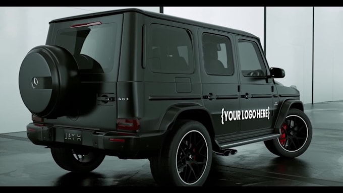 Put your logo on mercedes g63 amg video by Zeroix | Fiverr