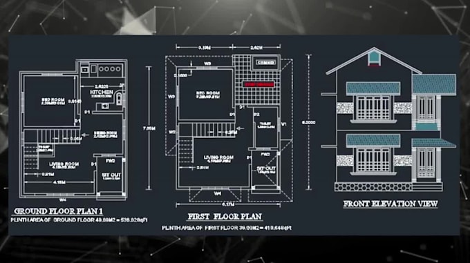 Do autocad 2d,3d modelling and concrete structural detailing drawings by Sabbir_alam786 | Fiverr