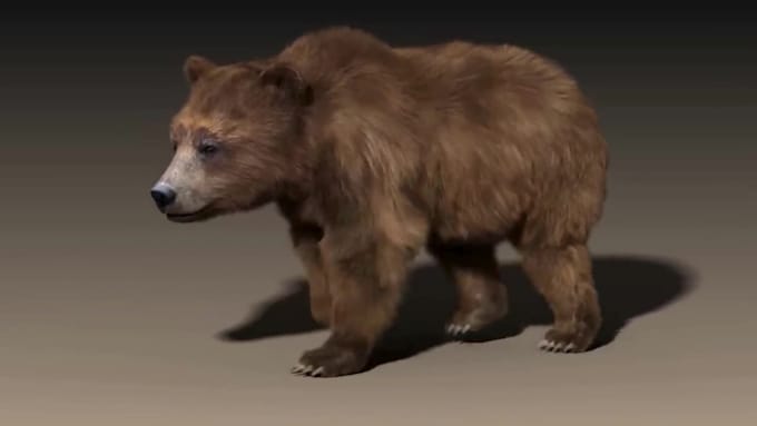 Do 3d animal model, creatures with realistic fur, xgen hair, texture ...