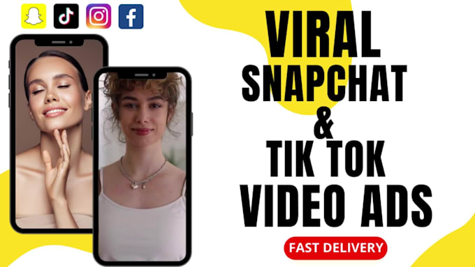 Create attractive snapchat or tik tok video ads by Vip_prod | Fiverr