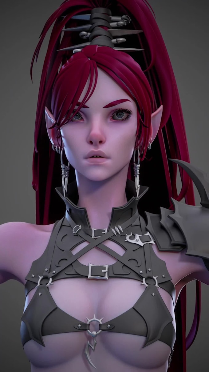 Create 3d model characters for 3d character games or 3d animation and video game by Jerrybjat ...