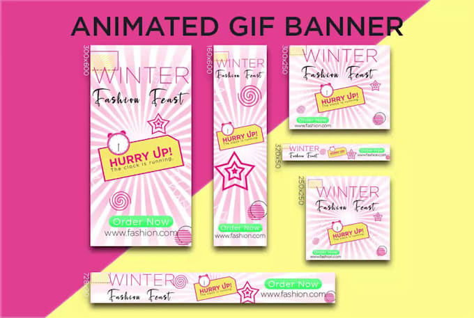Design animated google gif banner ads by Kamrul27 | Fiverr