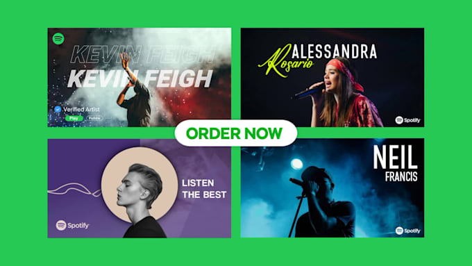 Design professional spotify banner and cover art by As_designs__ | Fiverr