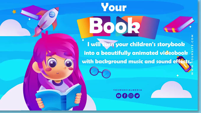 Create an animated video for your children book illustrations by Animat ...