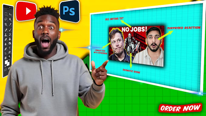 Design eye catching youtube thumbnails to 10x your views by Exon_editor ...