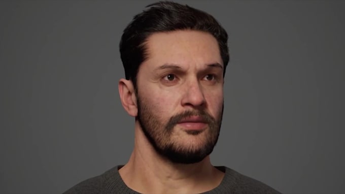 3d photorealistic metahuman human game character model real time ...