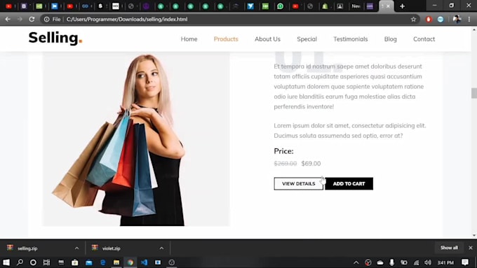 Create custon ecommerce website for you by Markhors | Fiverr