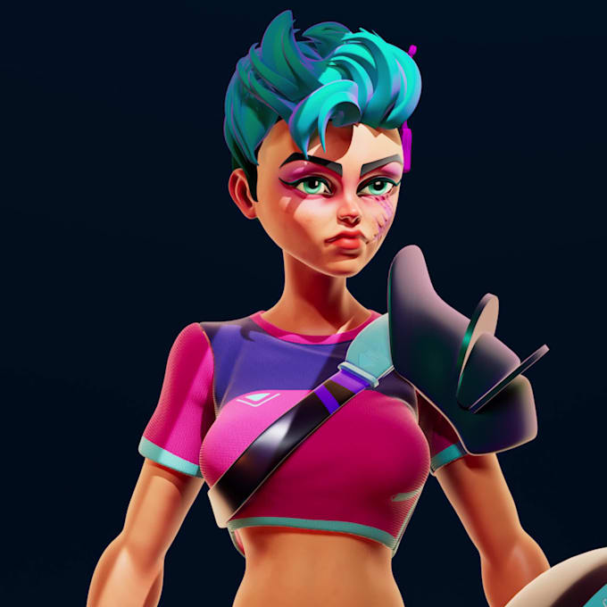 Create stylized 3d characters for nft collections and games by ...