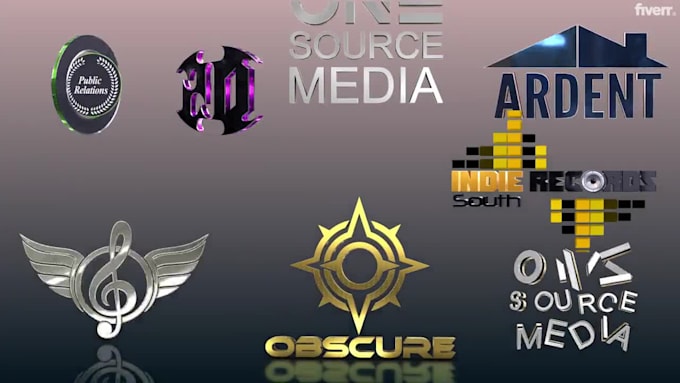 Create 3d animated logo intro or outro and animation intro video by Logo_industry | Fiverr