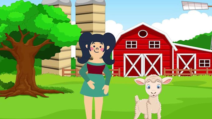 2d custom animation kids short stories and rhymes for youtube channel ...