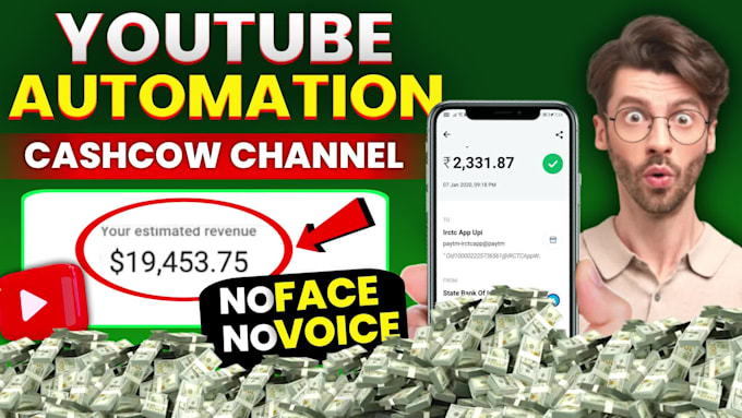 Create youtube automation channel with video editing and be your channel manager by Pro ...