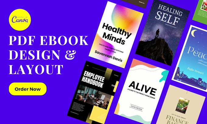 Design custom ebooks, workbooks and pdfs in canva by Digiexpert4u | Fiverr