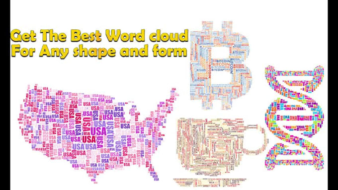 Do professional attractive word cloud art for any shape by Salahuddin_6 ...