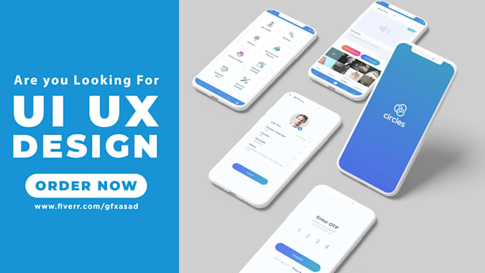 Design website or mobile app ui ux in adobe xd or figma by Gfxasad | Fiverr