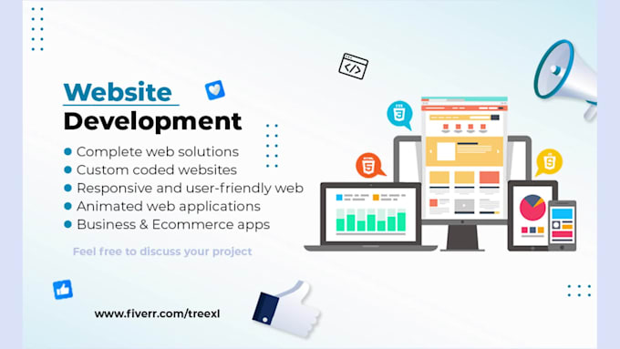 Create a custom, responsive and animated website for you by Treexl | Fiverr