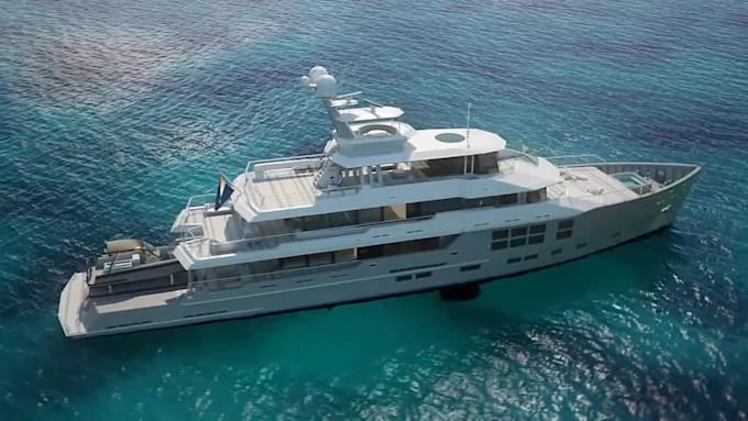 Do realistic 3d yacht animation, 3d ship modeling, 3d boat, 3d yacht ...