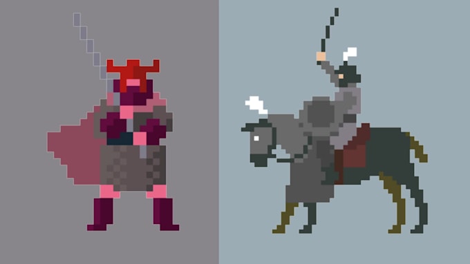 Create and animate any pixel art character by Bedwyr_ | Fiverr