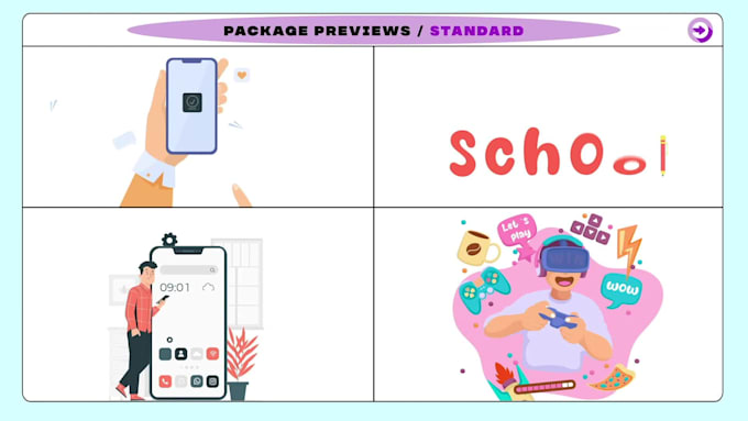 Animate lottie json gif files for your website or app by Maximmaxims ...