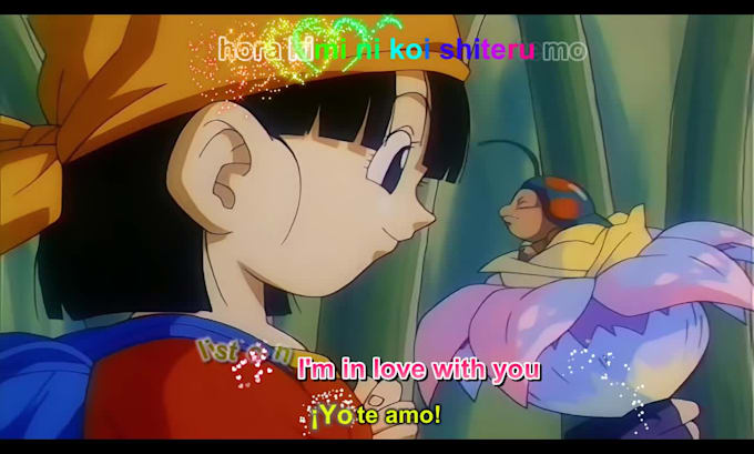Create an anime video with lyrics and cute effects by Antigeno | Fiverr