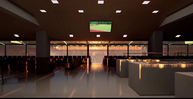 Do 3d stadium animation facilities gaming arena 3d complex sport with ...