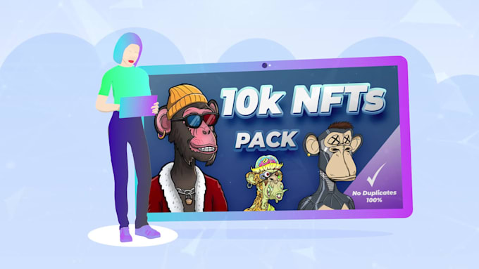 Generate nft art collection with metadata and rarities in 24h by ...