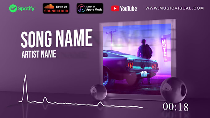 Create a professional audio spectrum and music visualizer by ...