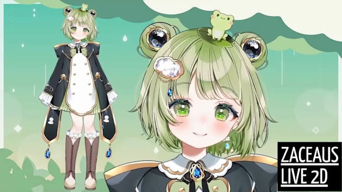 Create custom vtuber avatar chibi model anime avatar chibi live 2d ...