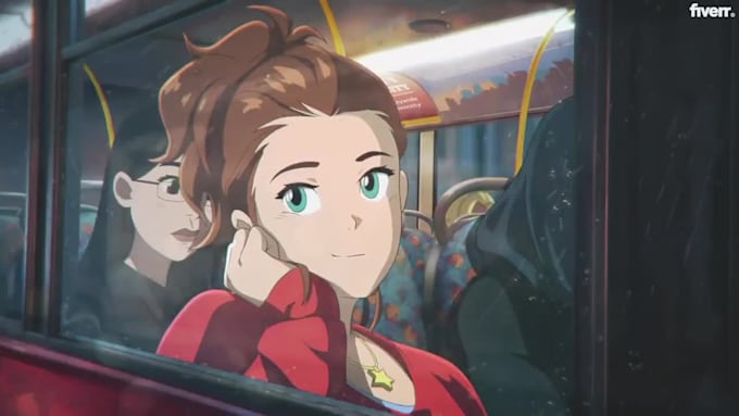 2d japanese anime style, 2d animated music video, 2d cartoon music ...