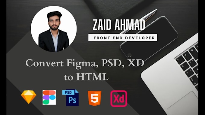 Convert figma to html, psd to html and sketch to html by Zaidahmaddev ...