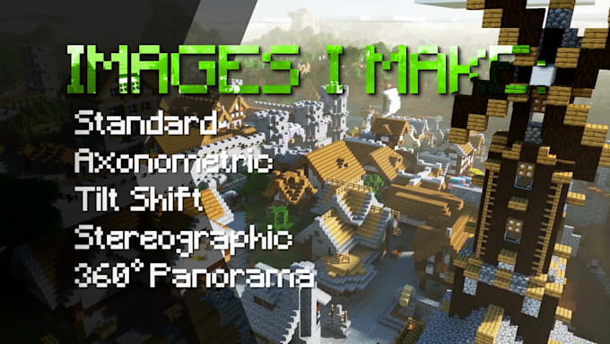 Render your minecraft builds by Sebastiankurdel | Fiverr