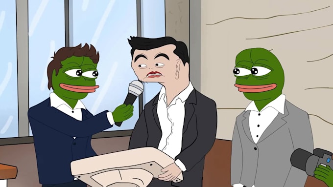 Do 2d meme coin, 2d meme coin animation, 2d meme token animation, 2d ...