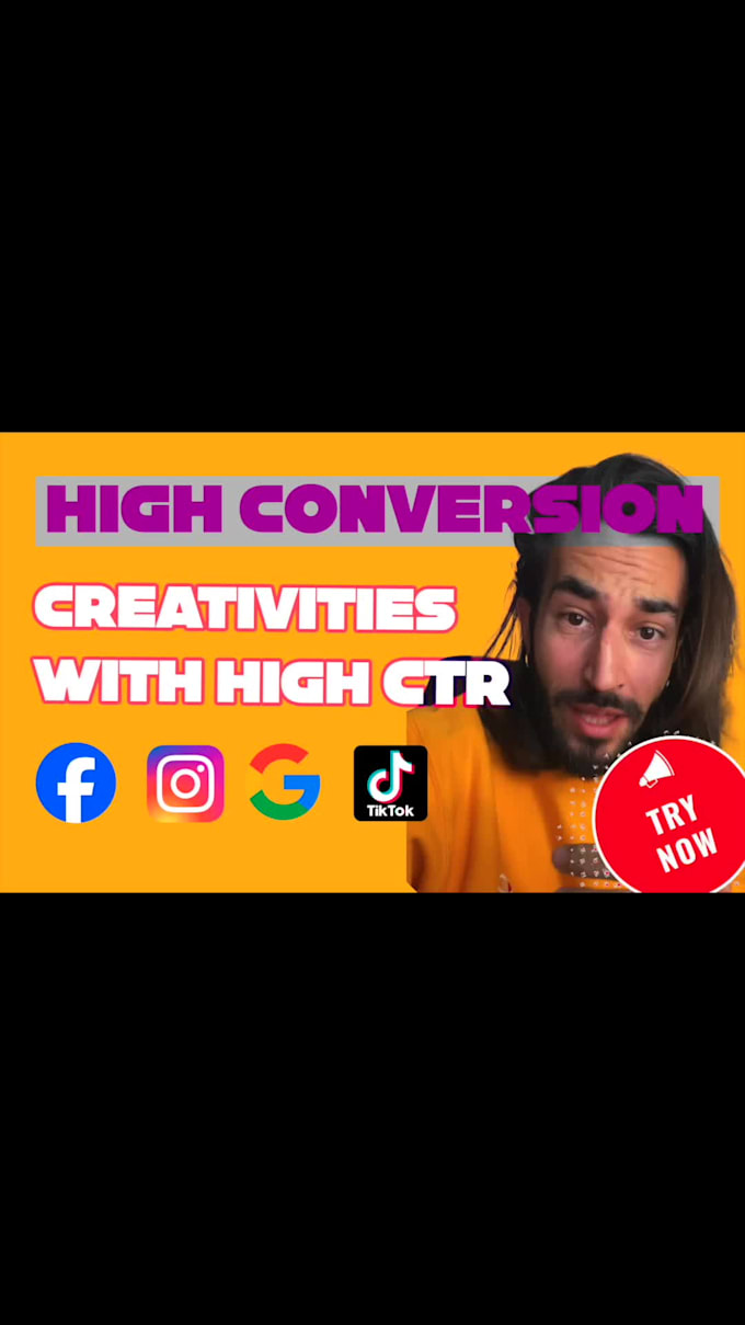 Create creatives for your facebook ads with a high ctr by Javicc | Fiverr