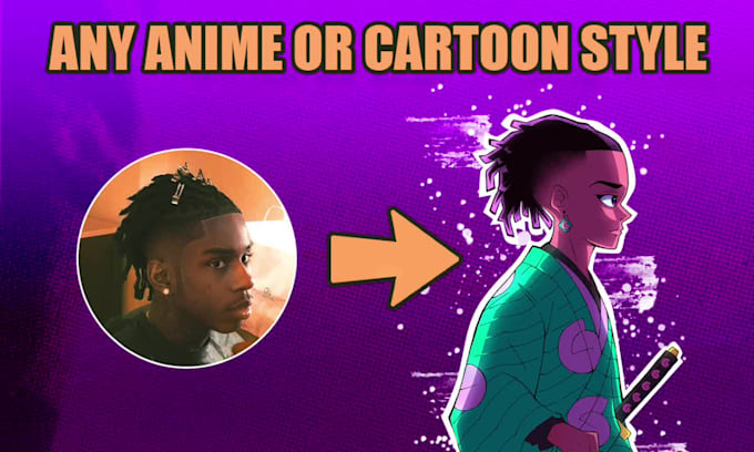 Draw you in any anime or cartoon style by Drawingsarc25 | Fiverr