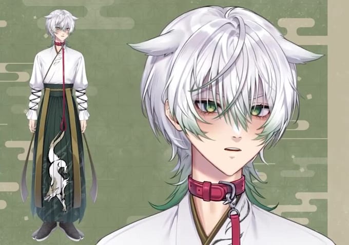 Draw and rig 2d vtuber model, 2d vtuber rigging, 2d vtuber avatar ...