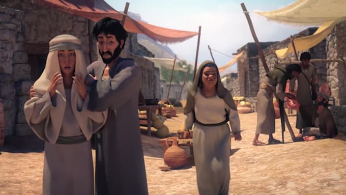 Create a dynamic 3d bible, gospel, christian animation video by ...