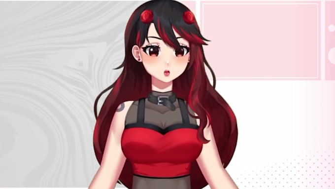 Design and rig live2d vtuber model 2dvtuber character live 2d vtuber 2d ...