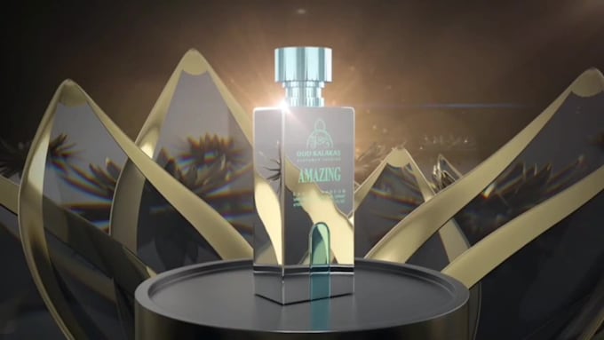 Do 3d perfume animation 3d fragrance animation 3d rendering by ...