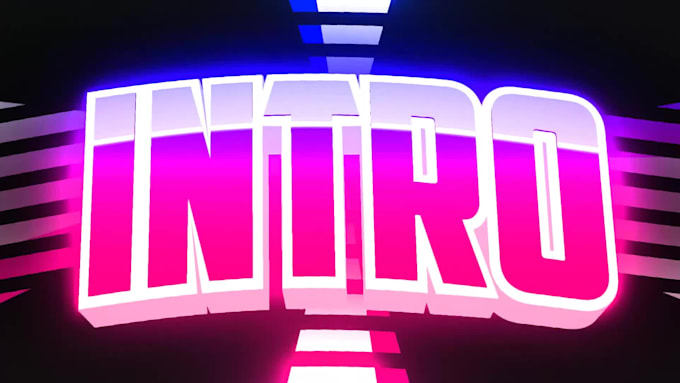 Create a 3d text intro for youtube or twitch by Marijn09 | Fiverr